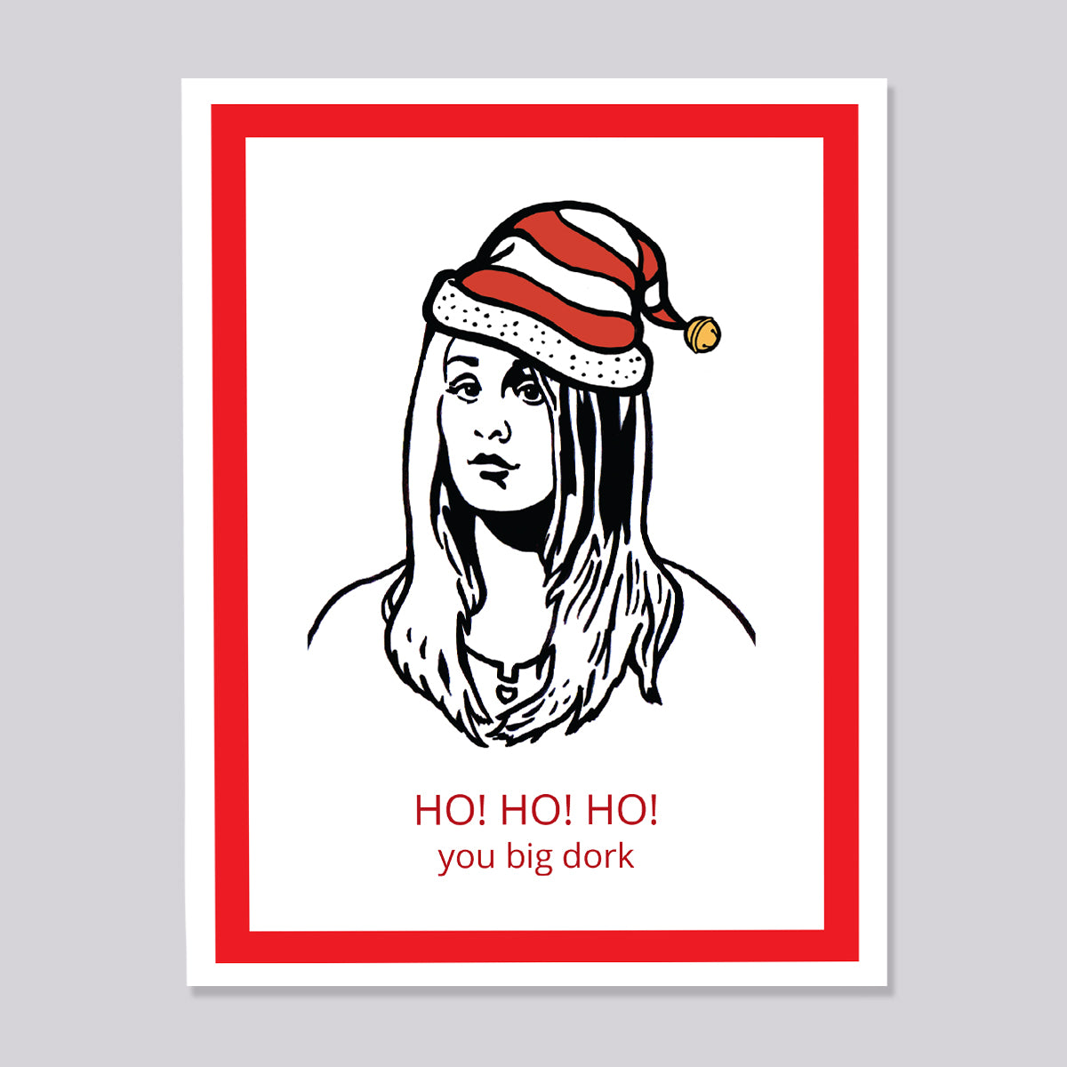 Big Bang Theory Penny Christmas Card Design Corner Online
