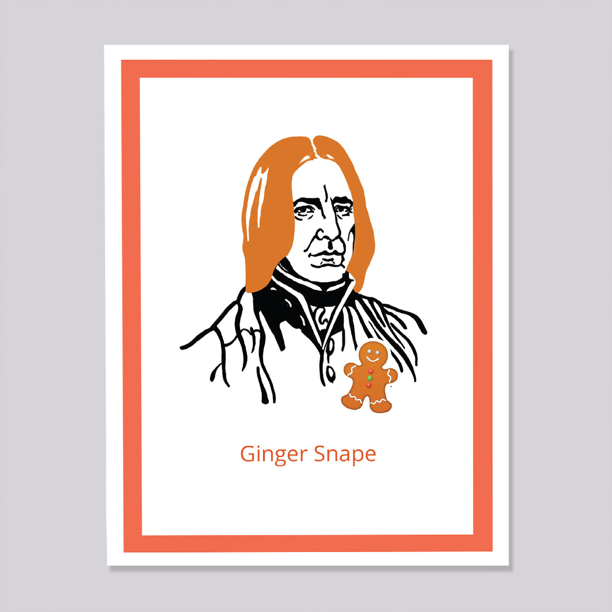 Harry Potter Severus Ginger Snape Card – Design Corner Online