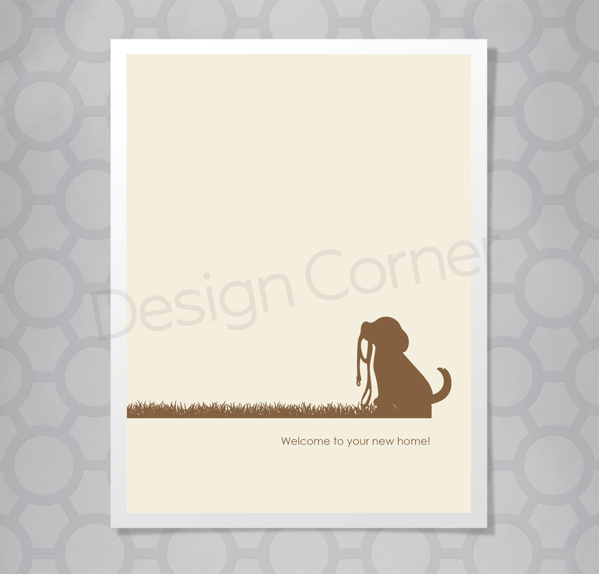 New Dog Welcome Card – Design Corner Online