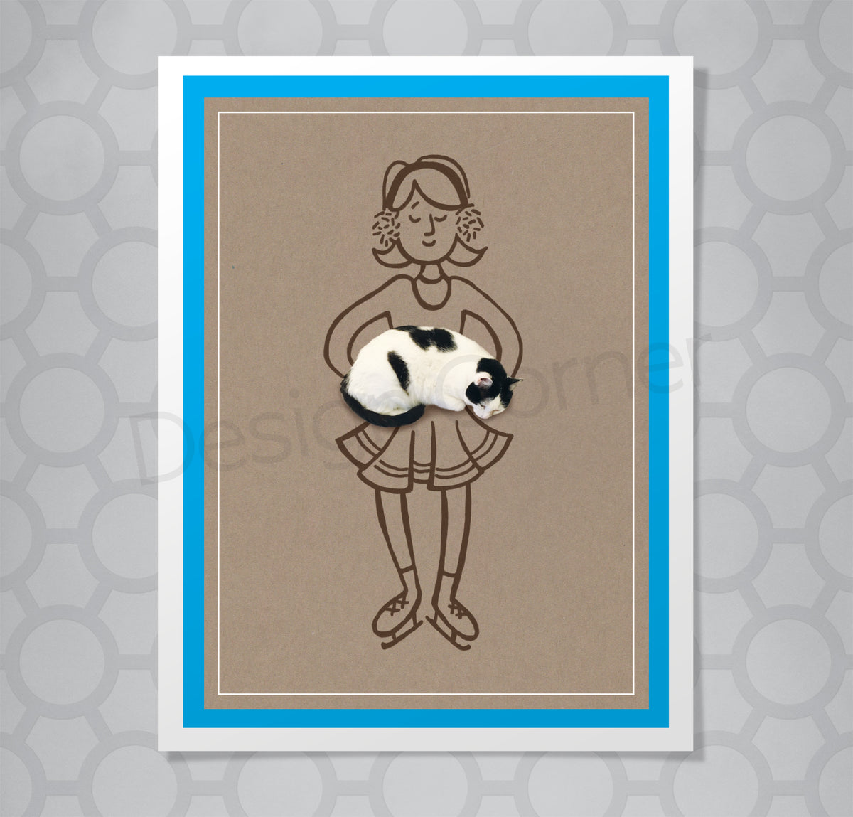 Max the Cat Skater Card – Design Corner Online