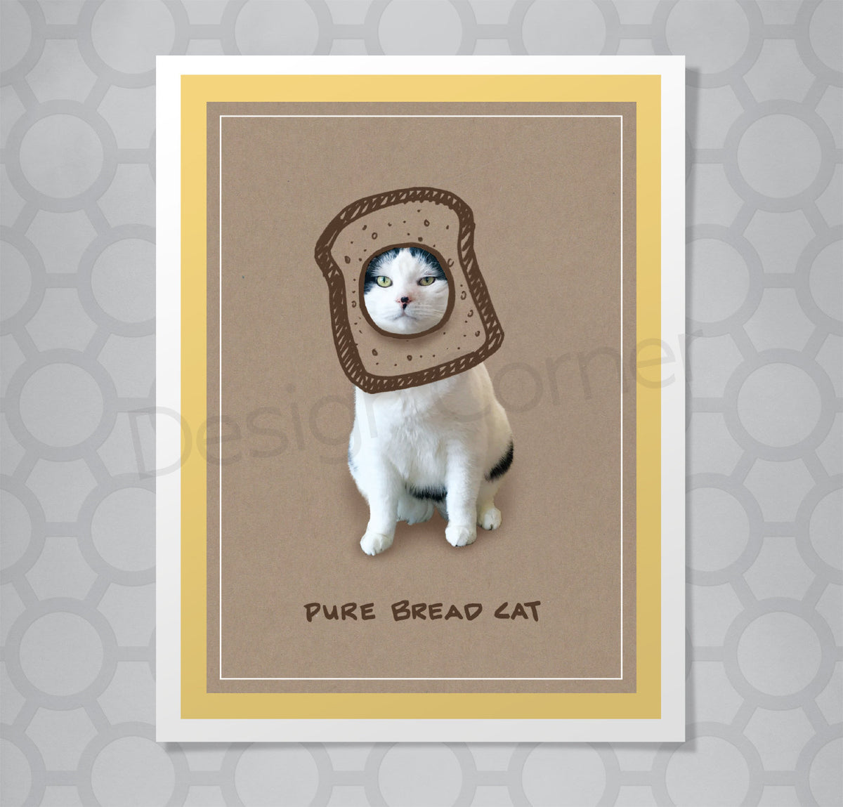 Max the Cat Pure Bread Card – Design Corner Online