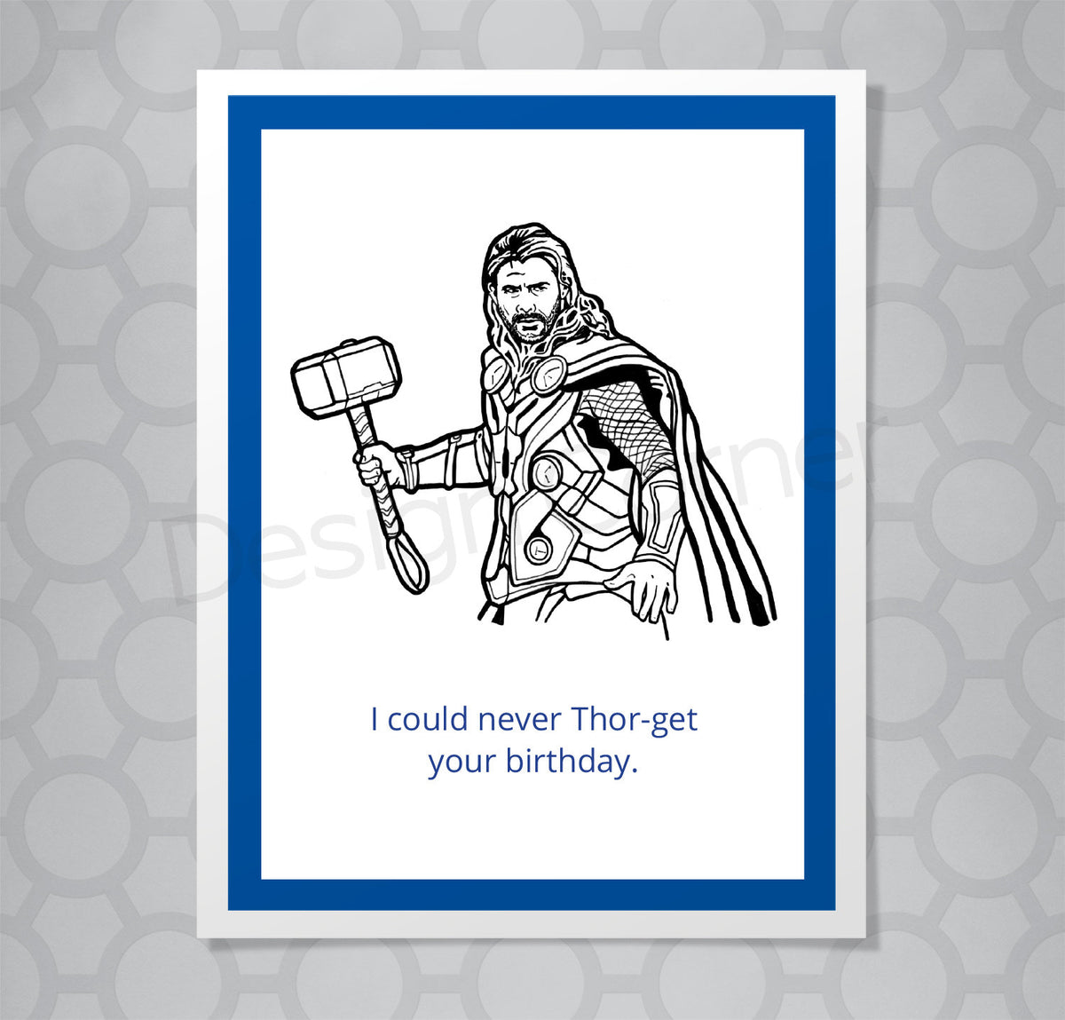 Marvel Thor Birthday Card – Design Corner Online