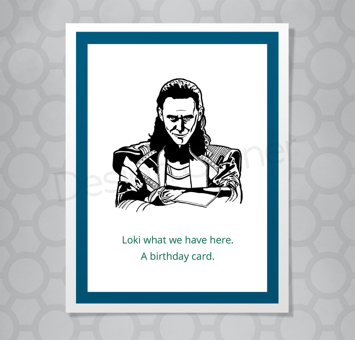 Marvel Loki Birthday Card – Design Corner Online
