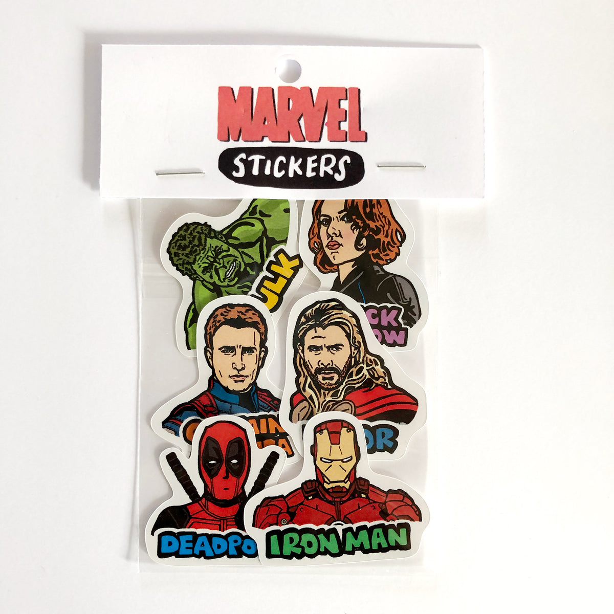 Marvel Die Cut Stickers 6 Pack – Design Corner Online